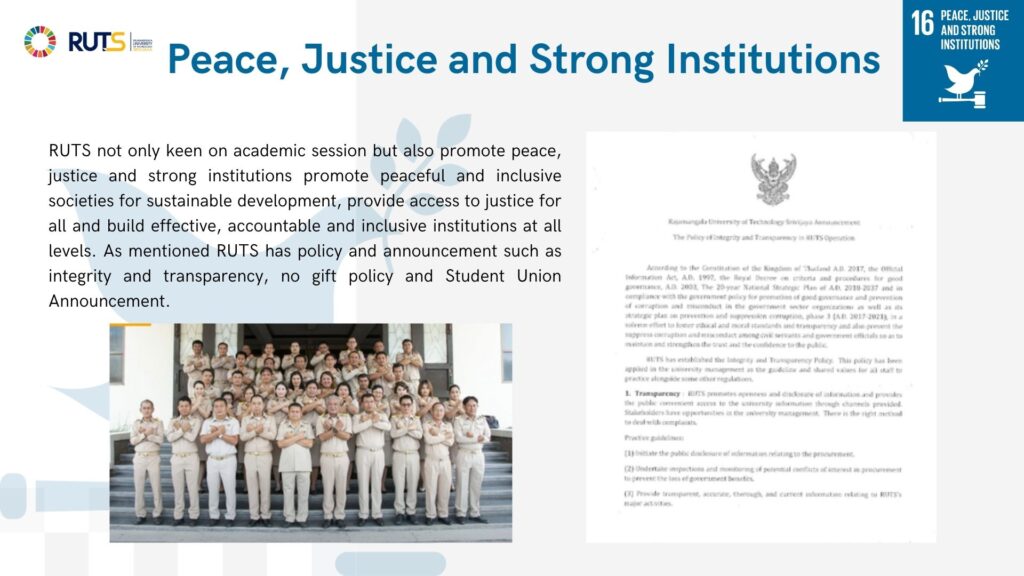 RUTS SDGs - Author: sdgs